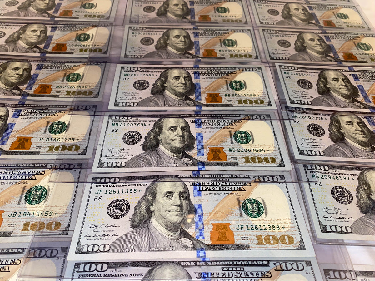 STAR NOTE* Rare $100 Bill (One Hundred Dollar Bill) Blue Ribbon ...