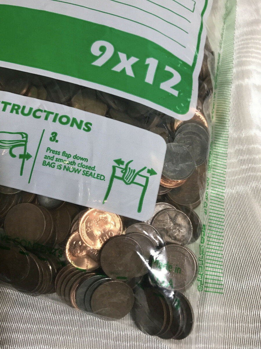 WHEAT PENNY BAG 1000 COUNT OLD US COINS VINTAGE LINCOLN CENT COIN COLL ...